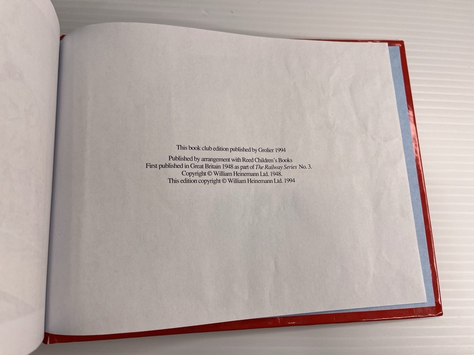 James The Red Engine Rev. W. Awdry Thomas The Tank Engine Book Club ...