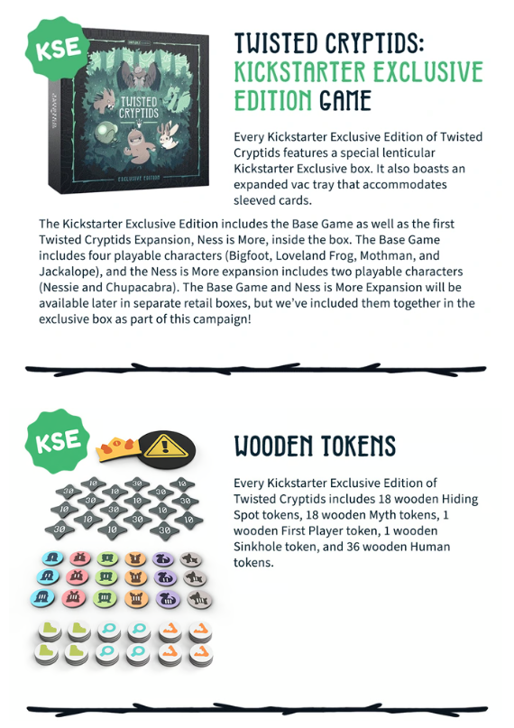 Twisted Cryptids Kickstarter Exclusive Edition & Cryptid Culture ...