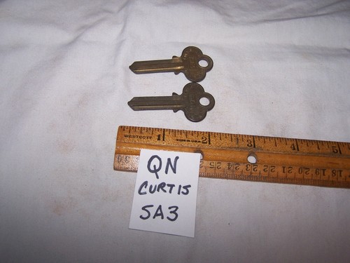 2 Vintage CURTIS IND SA3 Key Blanks CLEVELAND OHIO - Lot QN | eBay