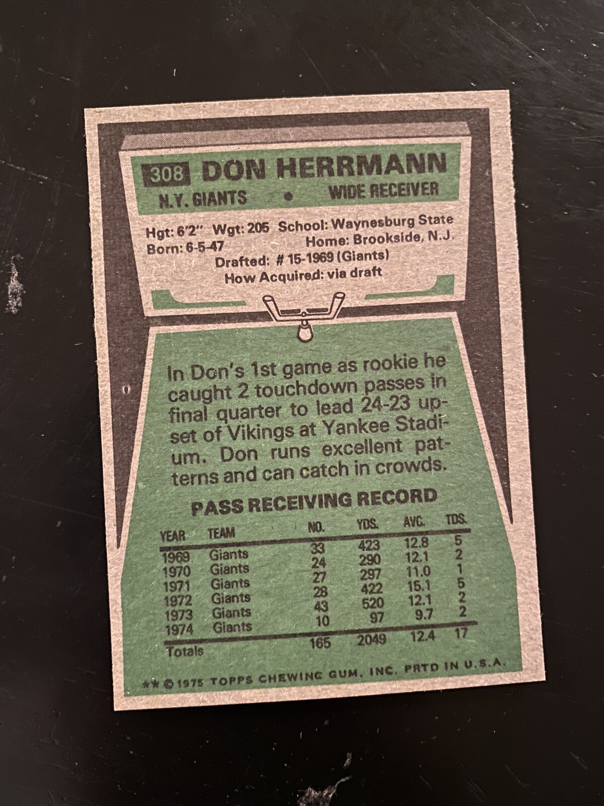 1975 Topps - #308 Don Herrmann for sale online | eBay