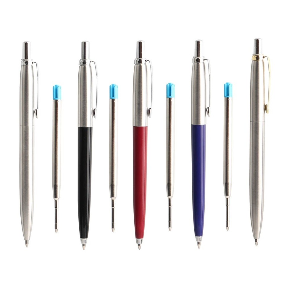 G2 Compatible With Parker Ballpoint Pen Refills Black Blue Ink 1 5 10 ...