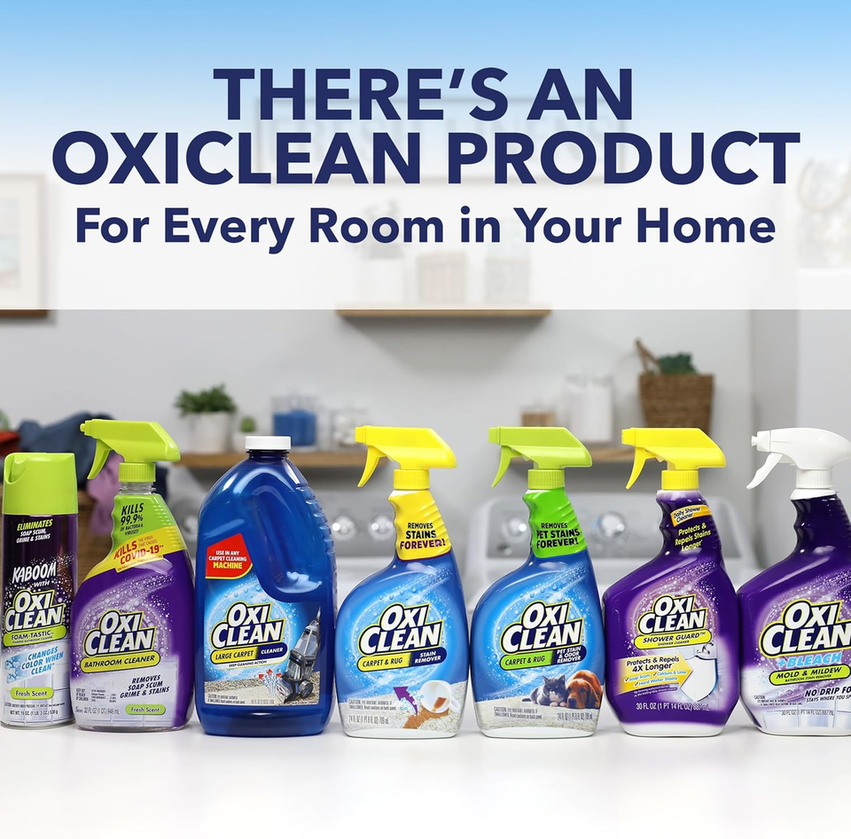 Oxiclean Carpet and Rug Cleaner, Pet Stain and Odor Remover Spray, 24 ...