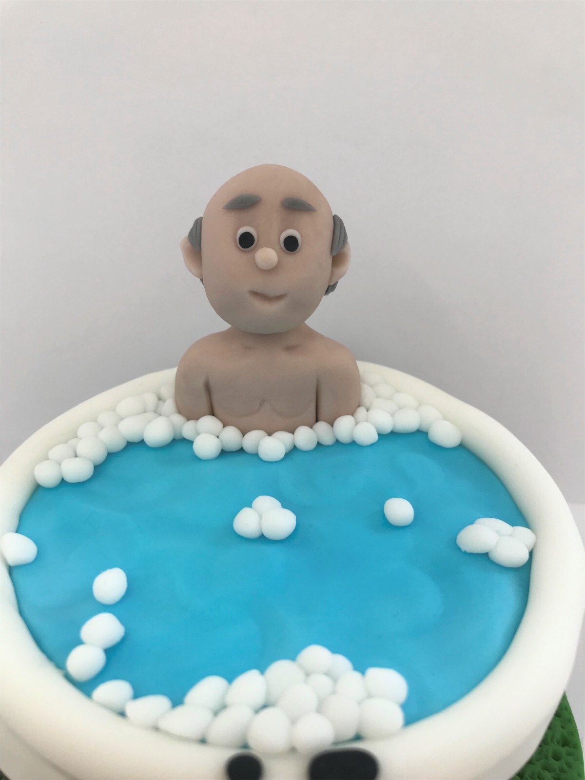 Handmade Edible Hot tub, Cake Topper decoration, birthday, swimming ...
