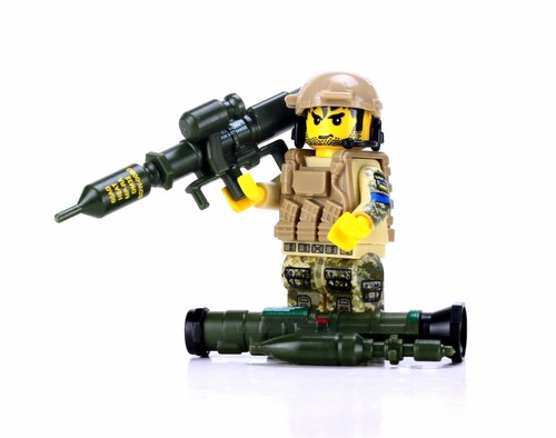 Ukrainian Anti-Tank Soldier made with real LEGO® Minifigure Ukraine ...