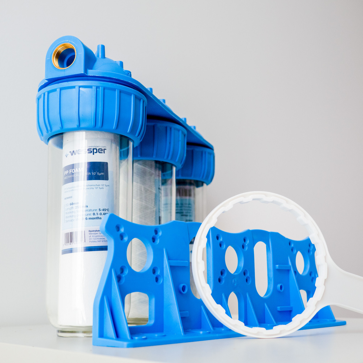 10" 3-Stufen Wasserfilter System Hauswasser Zisterne Brunnen Pumpe 3/4 ...