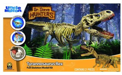 Uncle Milton Dr. Steve Hunters - T. Rex Skeleton - 21Piece - 1: 15 ...