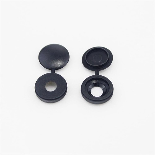50 Pieces Hinged Screw Cover Caps Plastic Shutter One-piece block | eBay