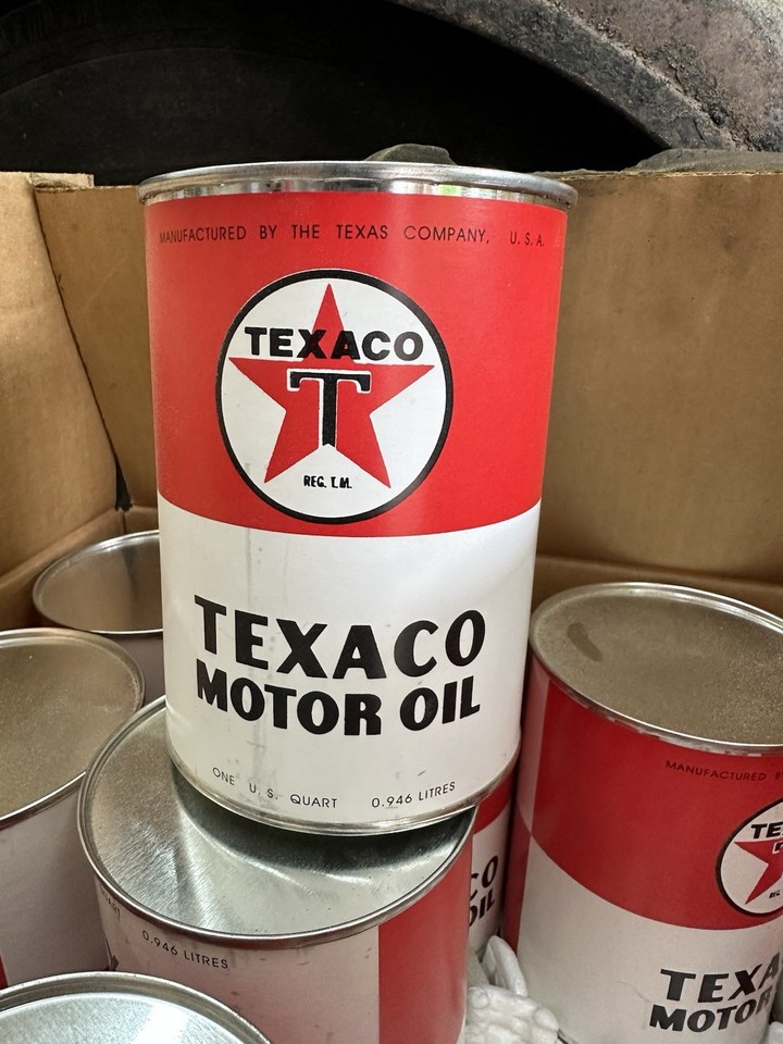 NEW LOT OF 36 Vintage TEXACO 1 QUART Display OIL Repro CANS Gas Station ...