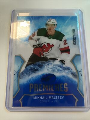 2021-22 UD Ice 2020-21 Ice Premieres #126 Mikhail Maltsev /1299 | eBay