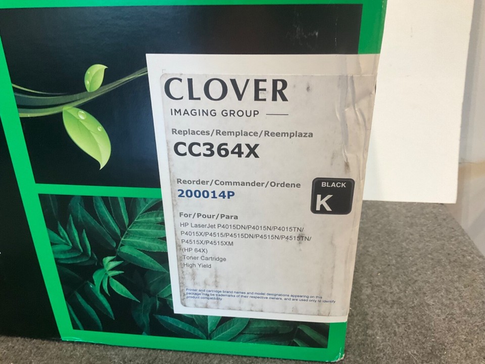 CLOVER HP 64X [CC364X] High Yield Black Original LaserJet Toner ...