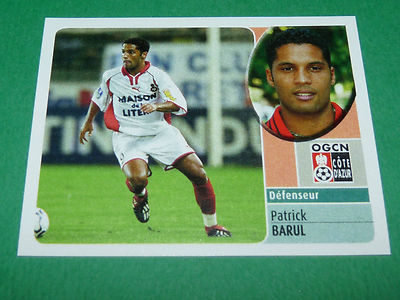 PATRICK BARUL OGC NICE OGCN NISSA RAY PANINI FOOT 2003 FOOTBALL 2002 ...