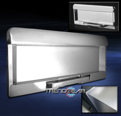 2006-2009 HUMMER H2 REAR LICENSE PLATE FRAME W/HANDLE 3PCS SET CHROME ...