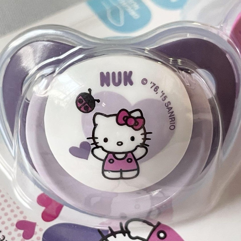 Hello Kitty NUK Plastic Baby Bottle 300ml x 2, Pacifier Set of 2 from ...
