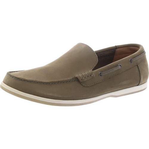 Clarks Mens Morven Sun Green Nubuck Boat Shoes Sneakers 7.5 Medium (D ...