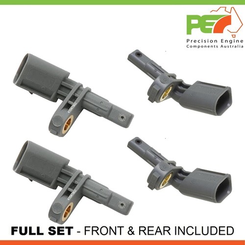 4x PEC Wheel Speed Sensors Fr & Rr For Volkswagen Touareg Diesel 3.0L ...