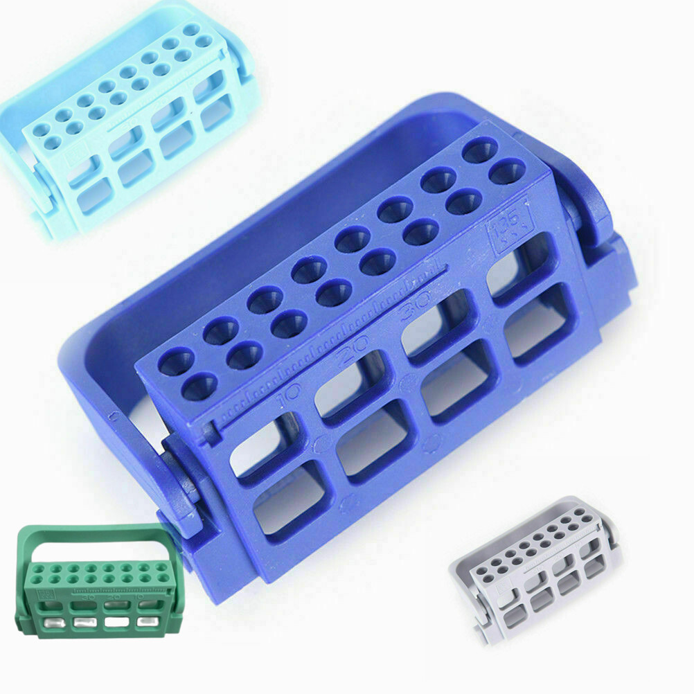 Dental Endodontic Block Measure Sterilize Endo Files Holder 16 Hole ...