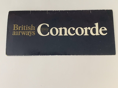 Concorde Ticket Jacket - British Airways - Circa 1988 | eBay