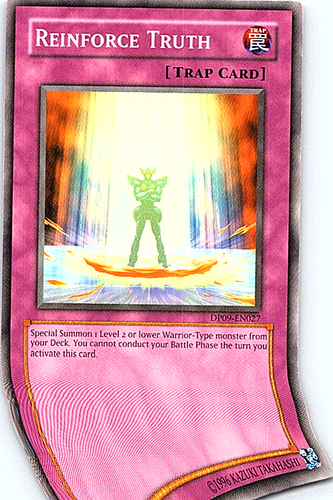 Reinforce Truth DP09-EN027 Yu-Gi-Oh! Card Light Play Unlimited | eBay