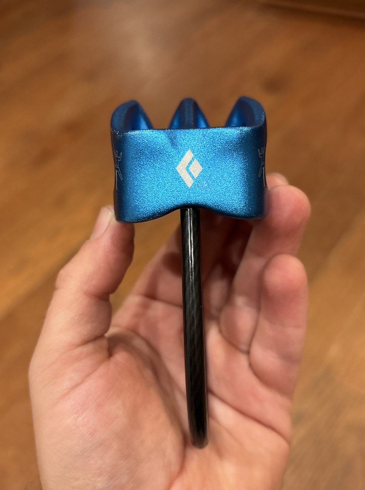 Black Diamond ATC-XP Belay Device for Rock Climbing and Rappelling Blue ...