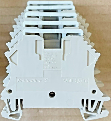 (5) WEIDMULLER WDU 2,5/TC Typ K, 1024100000, Terminal Block, NEW | eBay