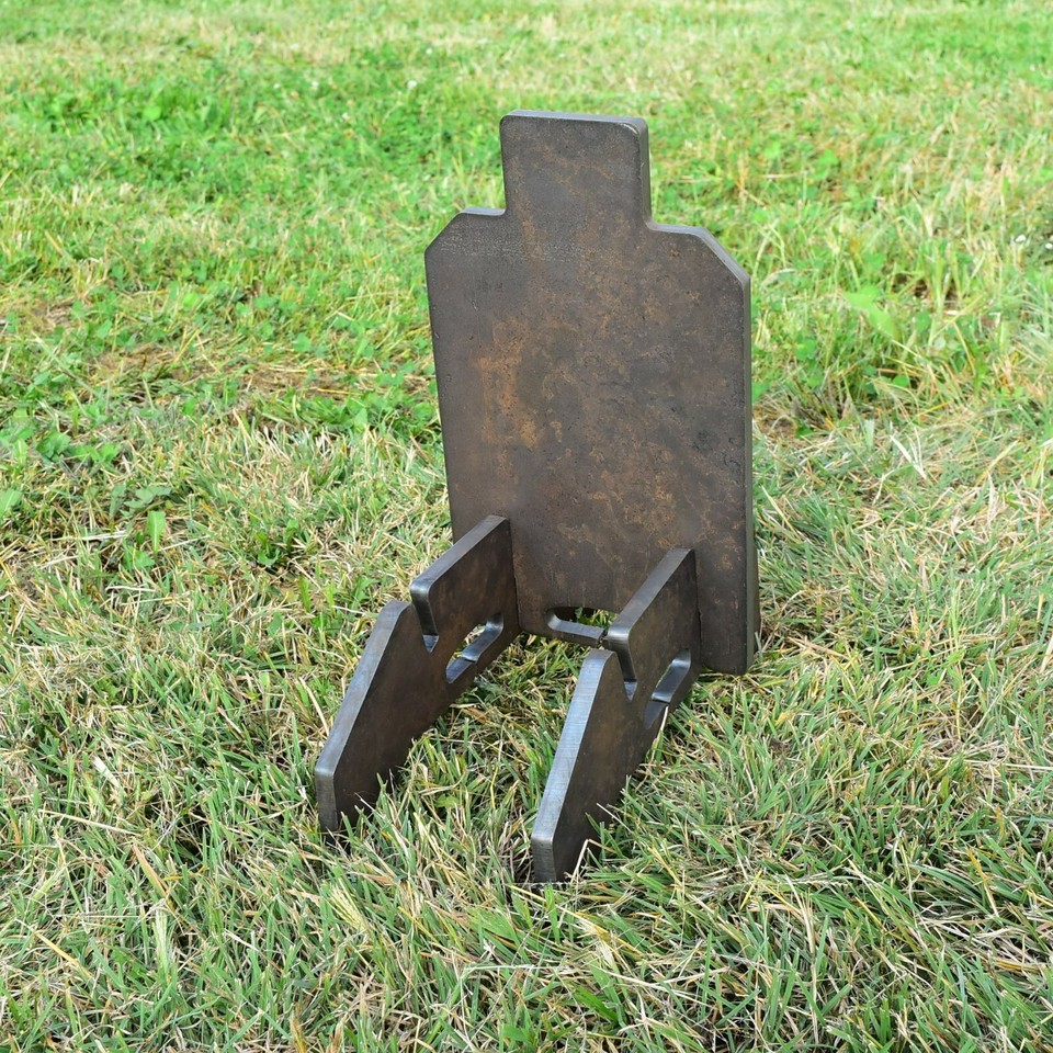 1/2" AR500 Steel Body & Stand Shooting Target 7"x13.5" | eBay