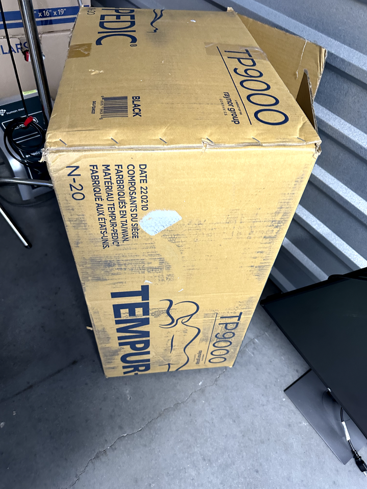 Tempur-Pedic TP9000 Mesh Task Chair Black (TP9000-BLACK) - New in box | eBay