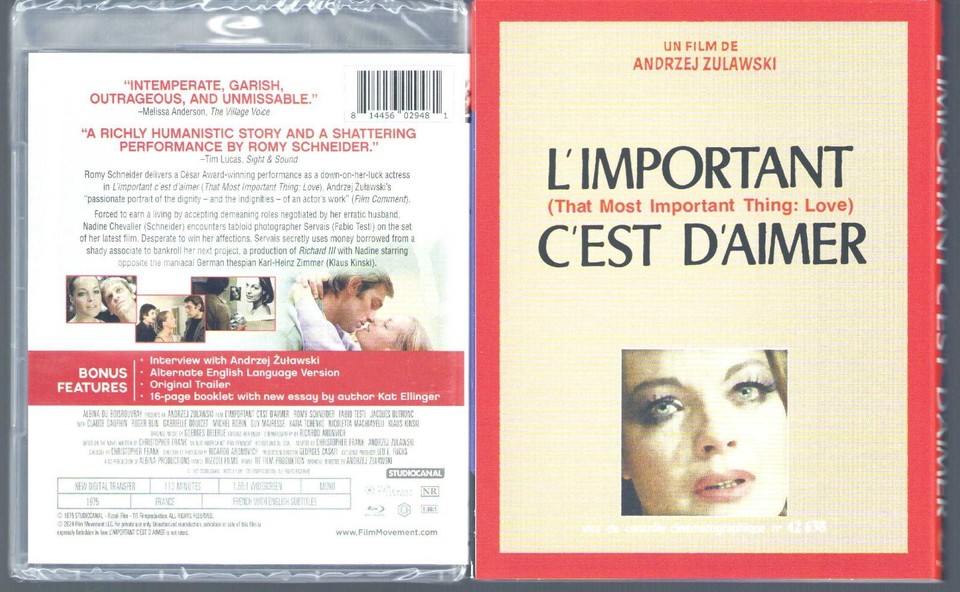 L'important c'est d'Aimer (Blu-ray) with OOP Vinegar Syndrome Slipcover - New! | eBay