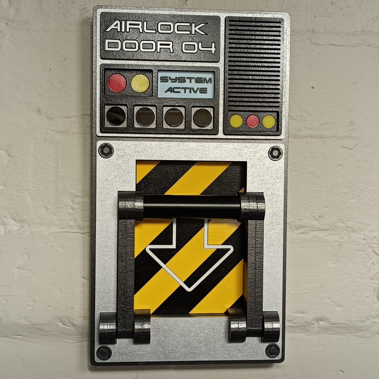 Sci-Fi inspired Airlock Door Control Panel / 3d Prop entry handle ...
