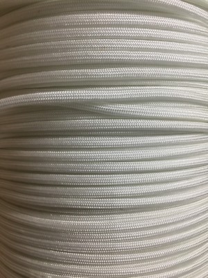 USA Made White 550 Paracord Type III 7 Strand Parachute Cord 10 25 50 ...