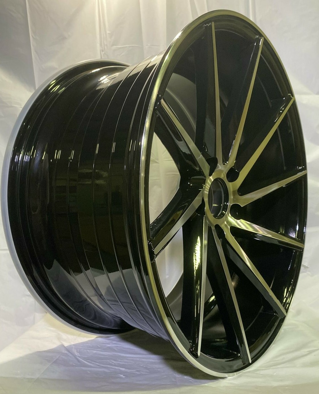 19" Black Machined Swirl Wheels fits BMW E60 525i 530i 550i 640i 650i ...