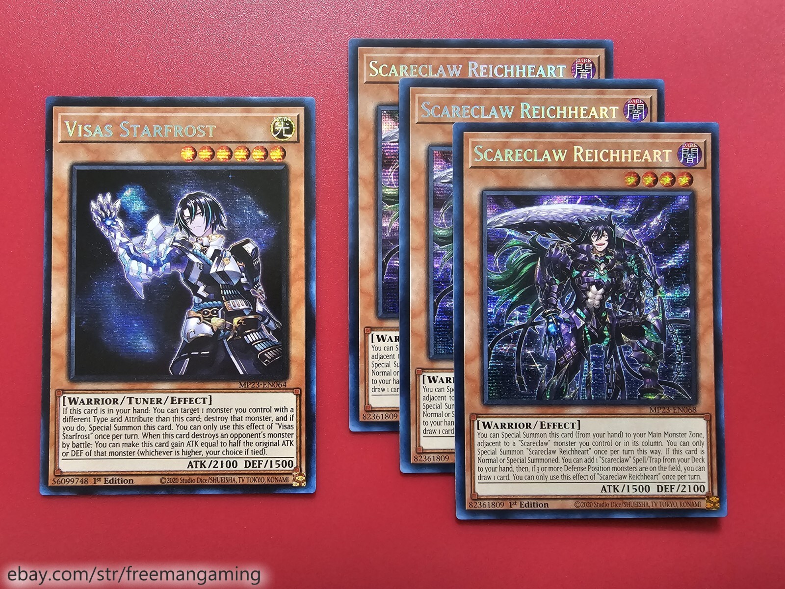 Yugioh Scareclaw Deck 46 Cards Reichheart Light-Heart Kashtira ...