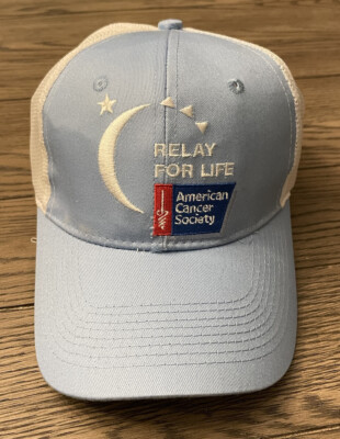 Relay For Life Hat Cap American Cancer Society Ball Cap Adjustable ...