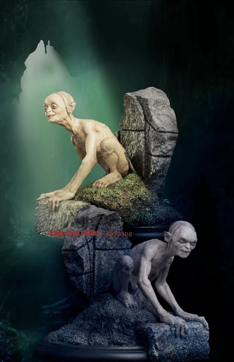 Gollum Crouching On Rock