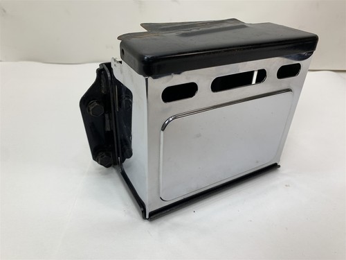 Harley-Davidson 1995 Dyna Super Glide Battery Tray Box Chrome | eBay