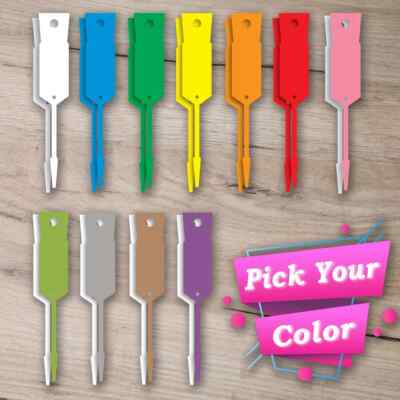 Versa-Tags Self Locking Plastic Arrow Key Tags (1000 per pack) Choose ...