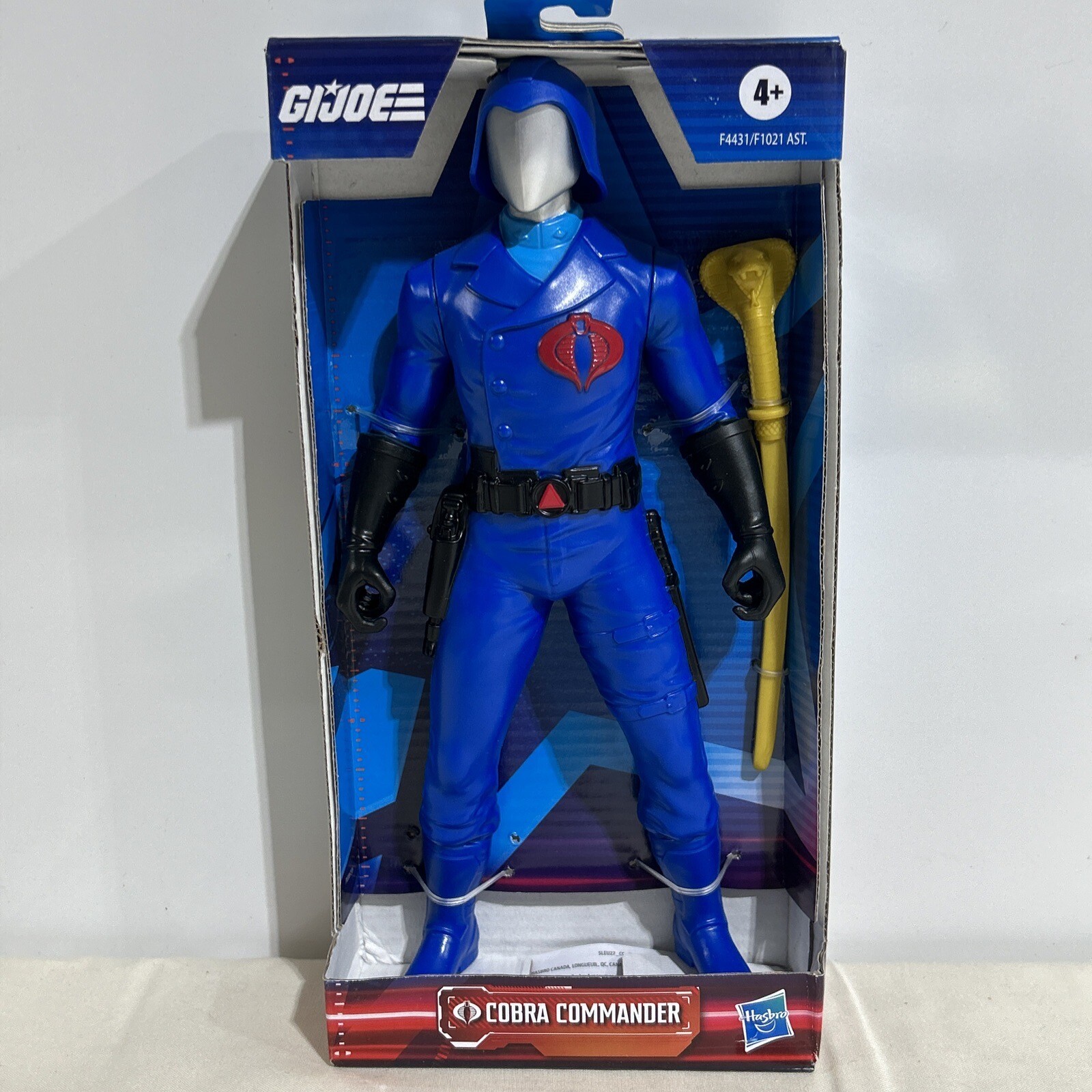Hasbro Cobra Commander 9" GI Joe Action Figure 2022 New FREE S/H