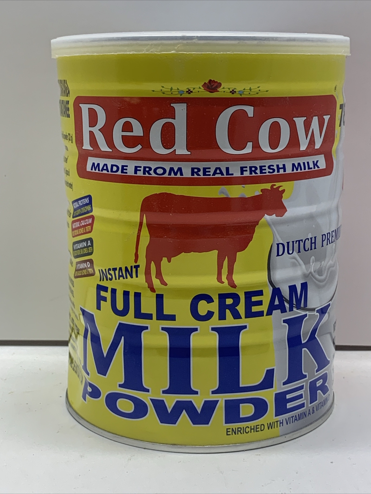 Red Cow Full Cream Milk 900g, Made from Fresh Milk, Dutch Premium ...