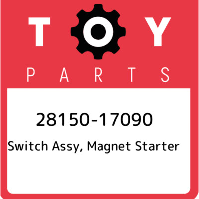 28150-17090 Toyota Switch assy, magnet starter 2815017090, New Genuine ...