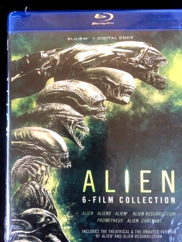 ALIEN COLLECTION 1979-2017 (6 Film-6-Blu-Rays with Digital Codes) NEW ...