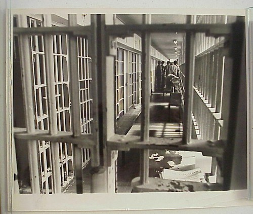 MERCER COUNTY JAIL N.J. with Convicts in Hall Vintage 1970s 8 X 10 ...