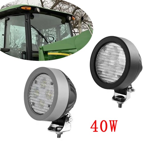 40W Oval LED work Light Flood For John Deere AL205375 AL202743 RE219708 ...