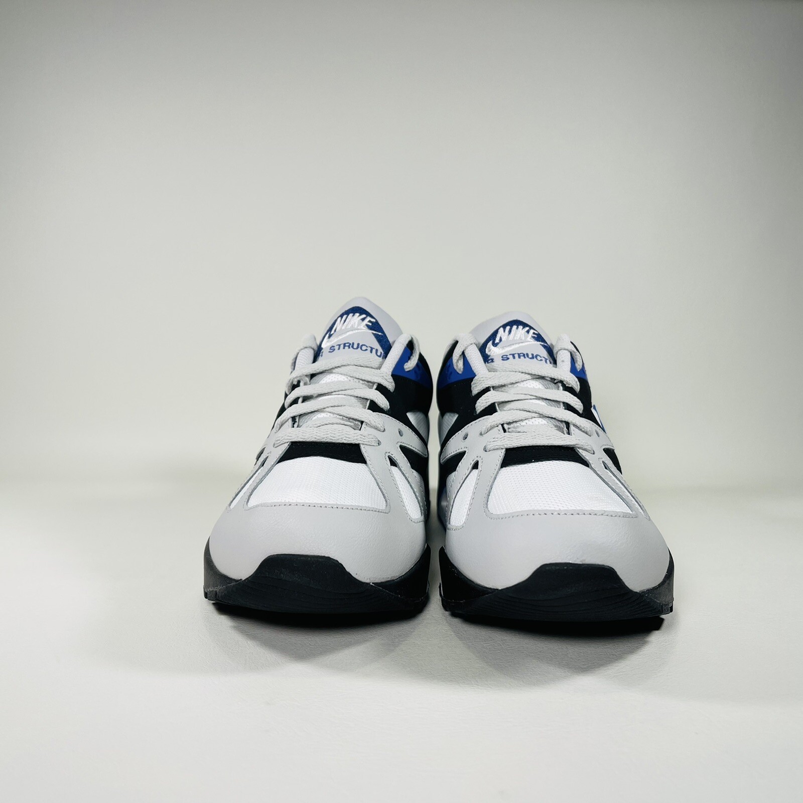 Nike Air Structure Men's Shoes Athletic Sneakers Grey Black White ...