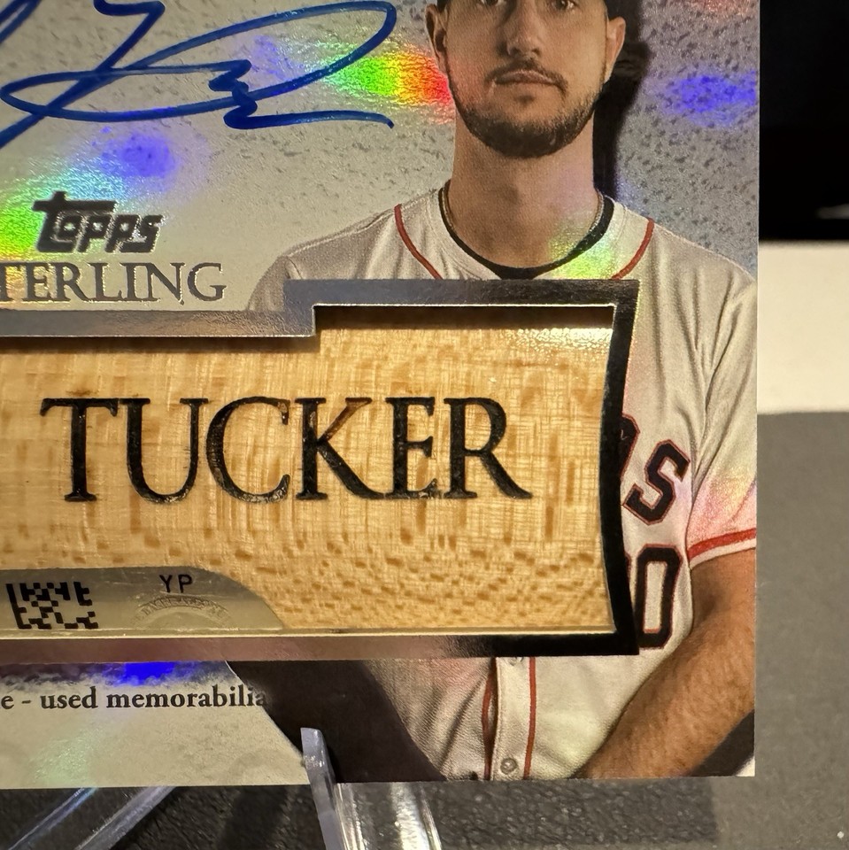 2025 Topps Sterling-#SNP-KT 1/1 Kyle Tucker Autographed Bat Nameplate ...