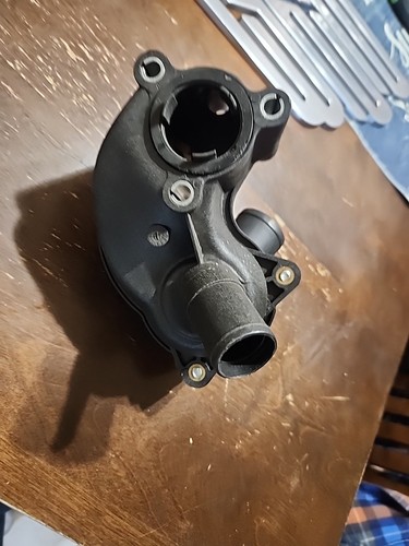 PA66-GF30 ENGIN COOLANT THERMOSTAT HOUSING w/ sensors | eBay