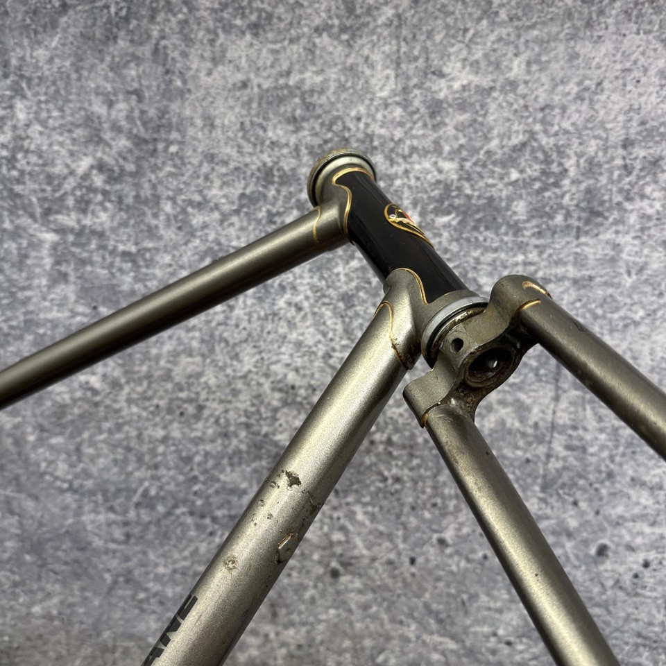 Vintage Motobecane Grand Touring Road Bike Frame 59cm Steel Silver 700c ...