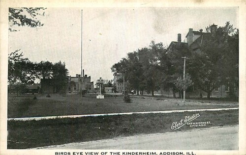 Postcard View of The Kinderheim Orphanage, Addison, Illinois | eBay