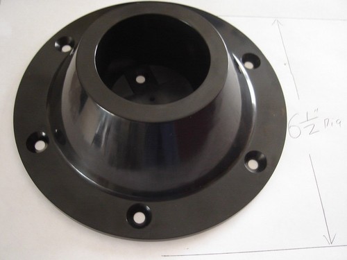 RV surface mount pedestal Table Leg Base black Plastic 6 1/2"dia for 2 ...