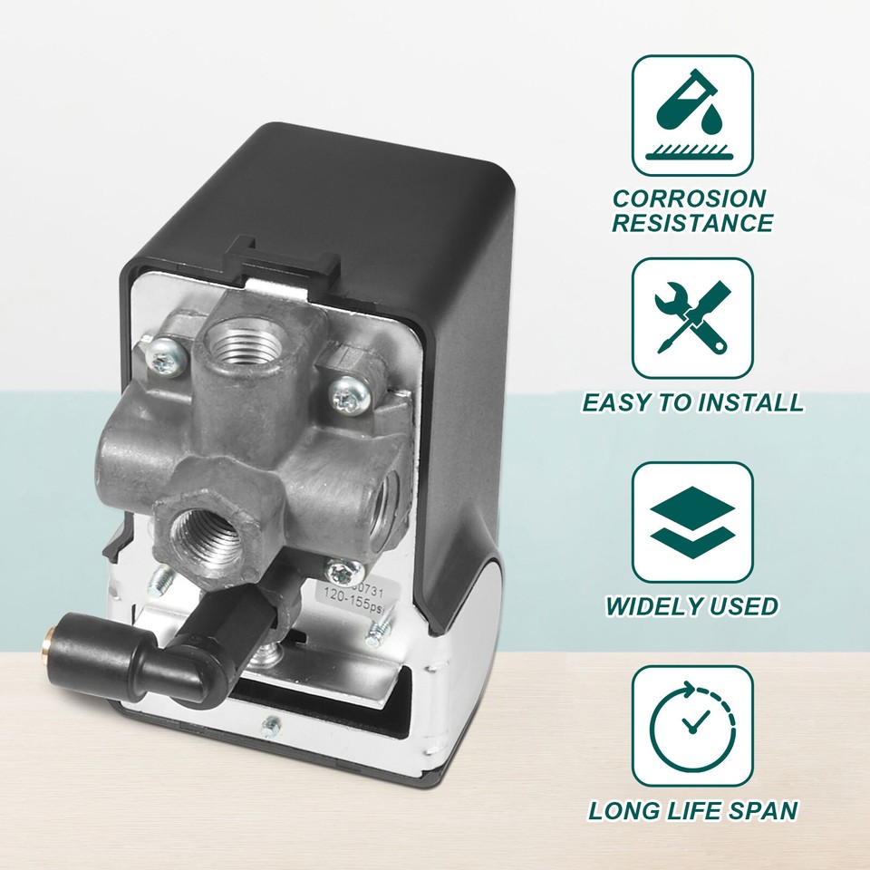 Pressure Switch For Condor MDR 11/11 EA 26 AMPS 120/240 Volts 120-155 ...