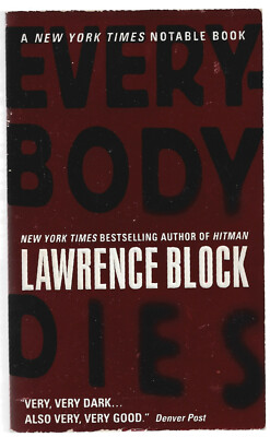EVERYBODY DIES Matthew Scudder by Lawrence Block book 14 (Paperback ...