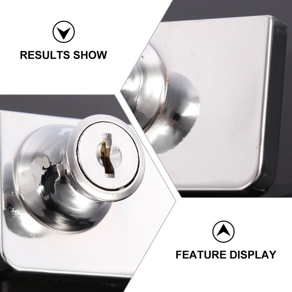 Sliding Glass Door Lock Anti- Security Lock Shower Door Lock | eBay ...